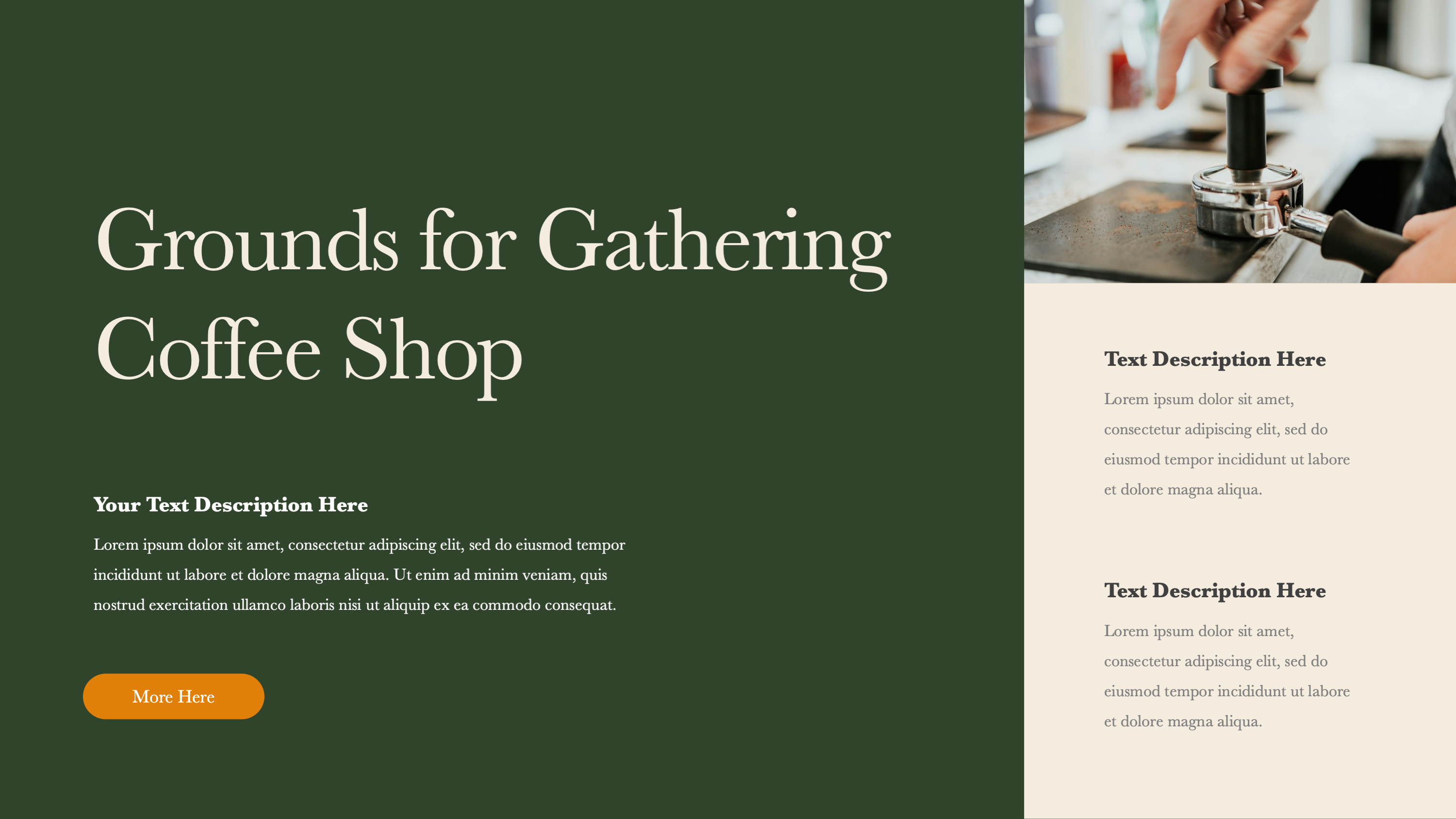 Coffee Shop Profile Presentation, Presentation Templates | GraphicRiver