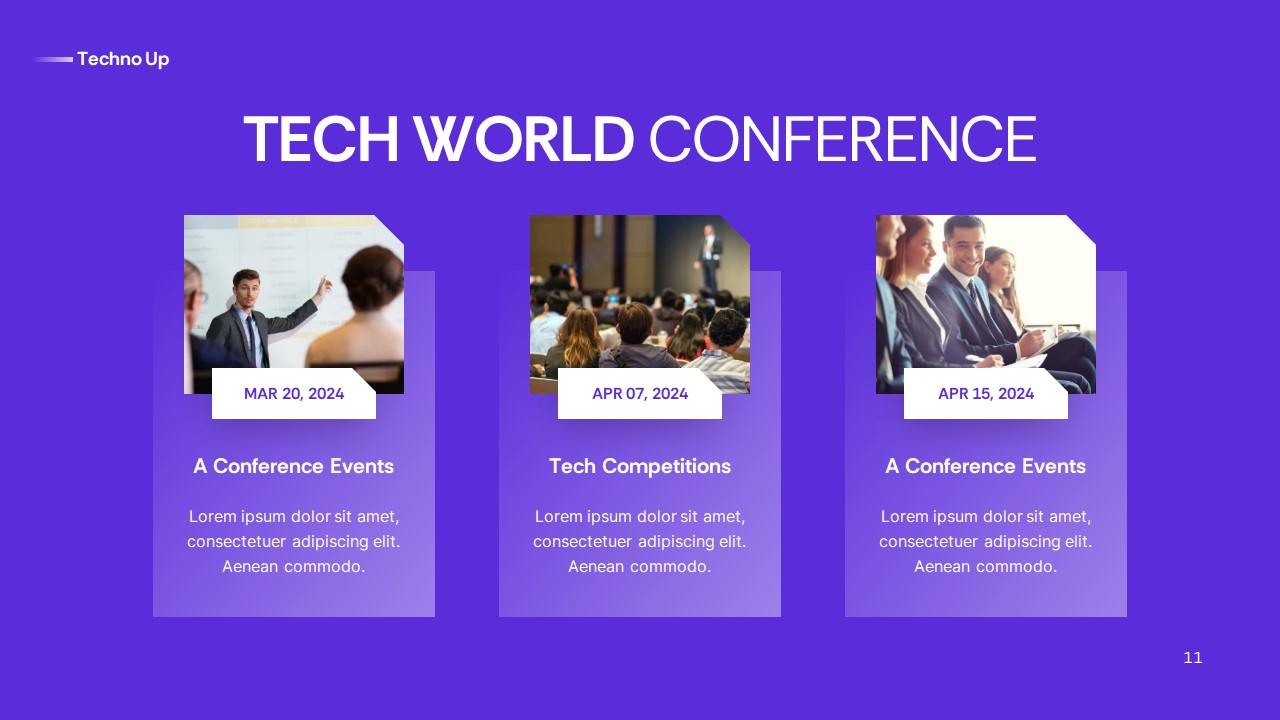 Techno Up Information & Technology Keynote Template, Presentation Templates