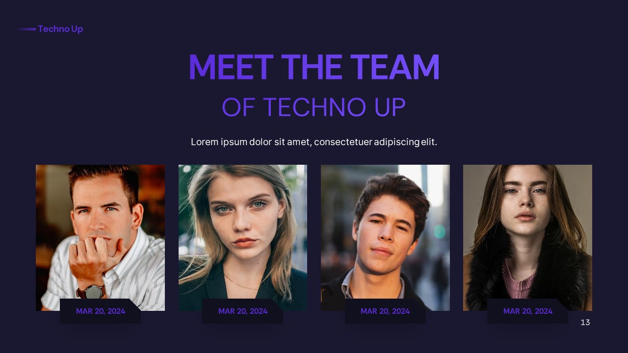 Techno Up Information & Technology Keynote Template, Presentation Templates