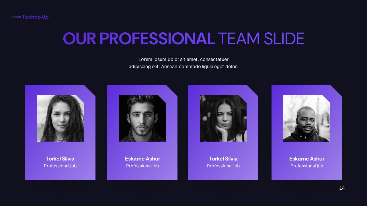 Techno Up Information & Technology Keynote Template, Presentation Templates