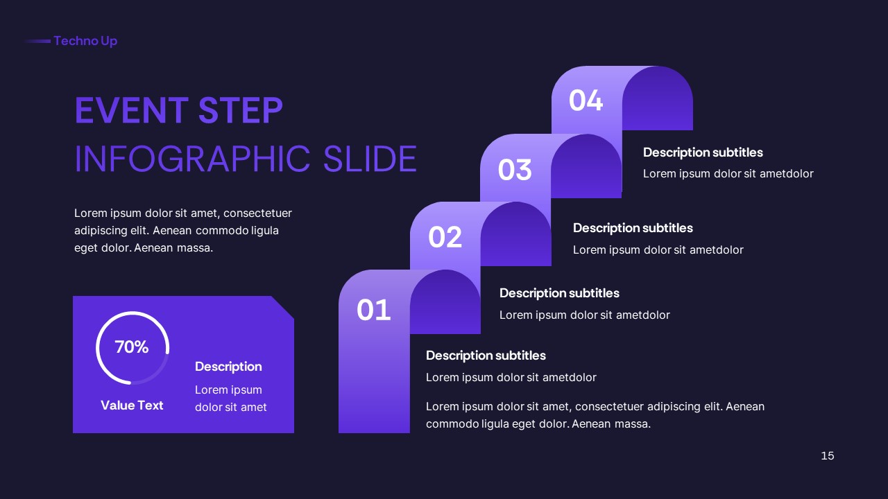 Techno Up Information & Technology Keynote Template, Presentation Templates