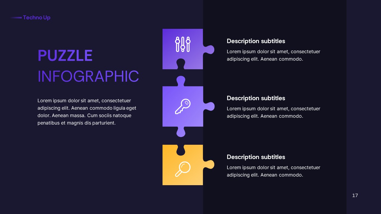 Techno Up Information & Technology Keynote Template, Presentation Templates