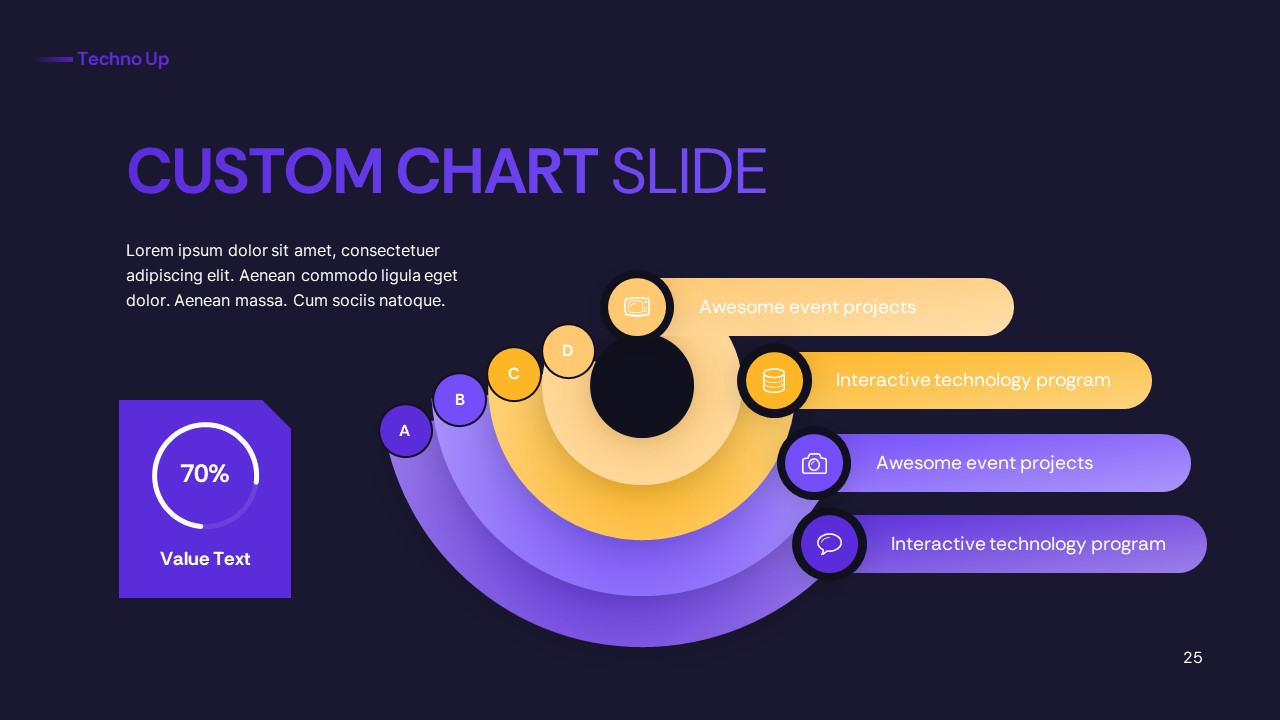 Techno Up Information & Technology Keynote Template, Presentation Templates