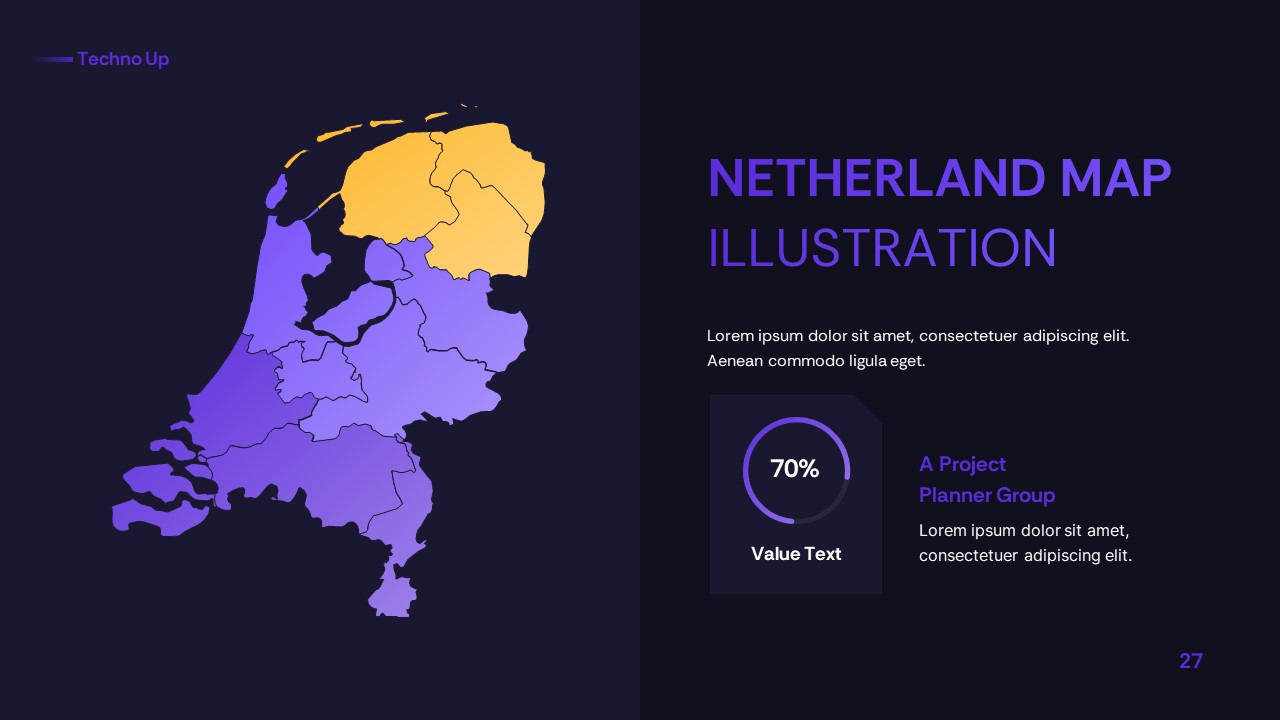 Techno Up Information & Technology Keynote Template, Presentation Templates