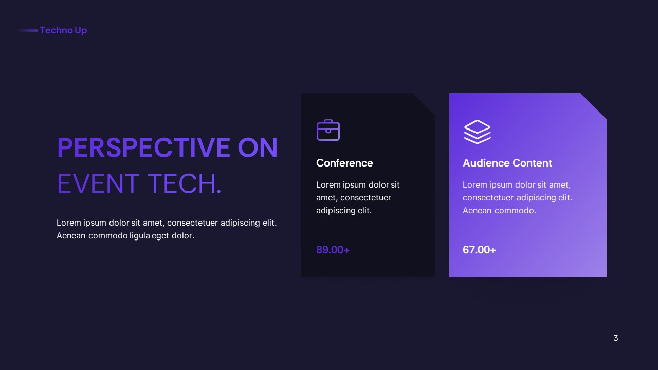Techno Up Information & Technology Keynote Template, Presentation Templates