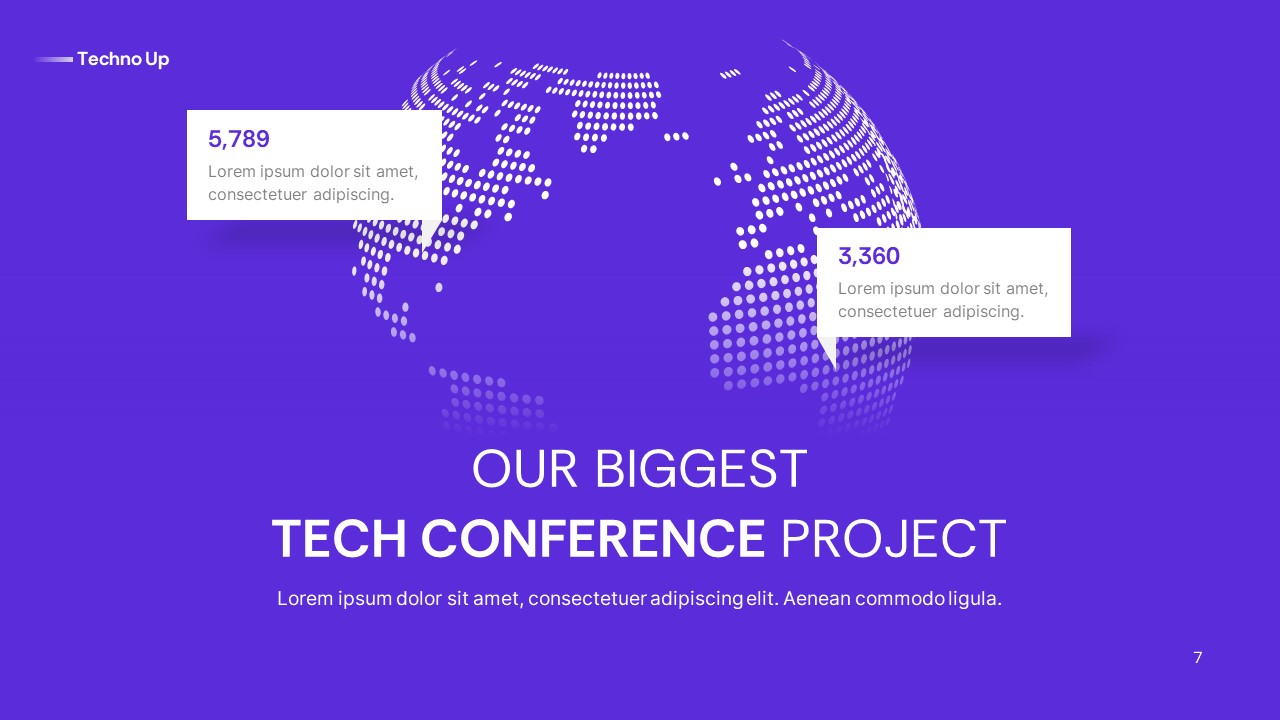 Techno Up Information & Technology Keynote Template, Presentation Templates