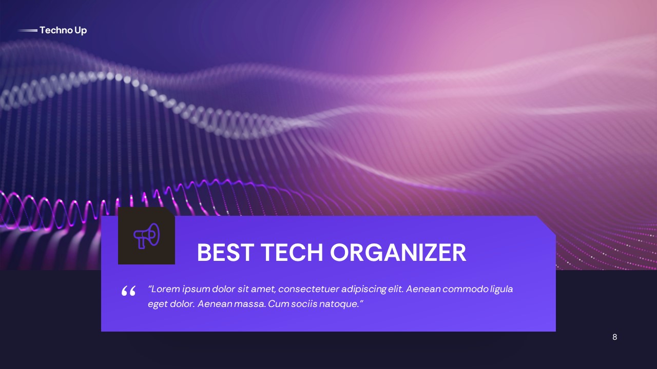 Techno Up Information & Technology Keynote Template, Presentation Templates