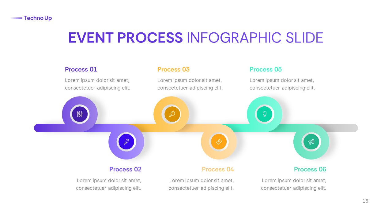 Techno Up Information & Technology Keynote Template, Presentation Templates
