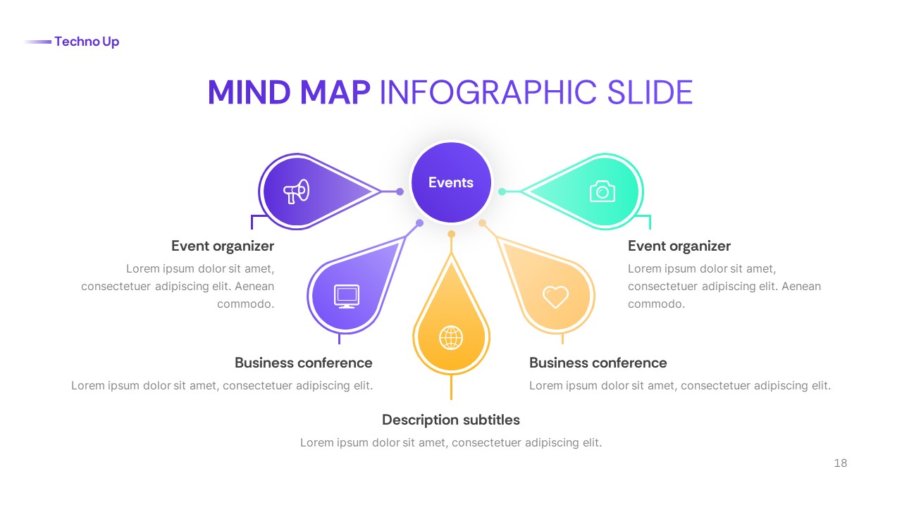 Techno Up Information & Technology Keynote Template, Presentation Templates