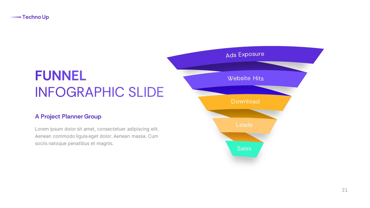 Techno Up Information & Technology Keynote Template, Presentation Templates