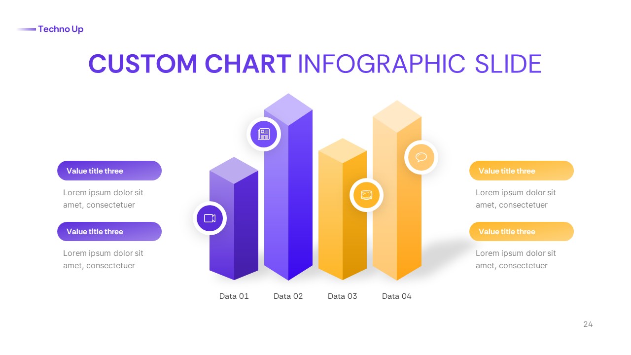 Techno Up Information & Technology Keynote Template, Presentation Templates