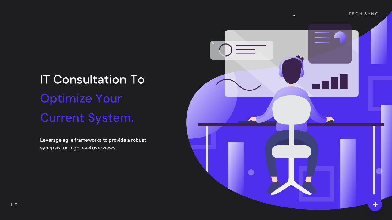 Tech Sync Information Technology Google Slides Template, Presentation ...