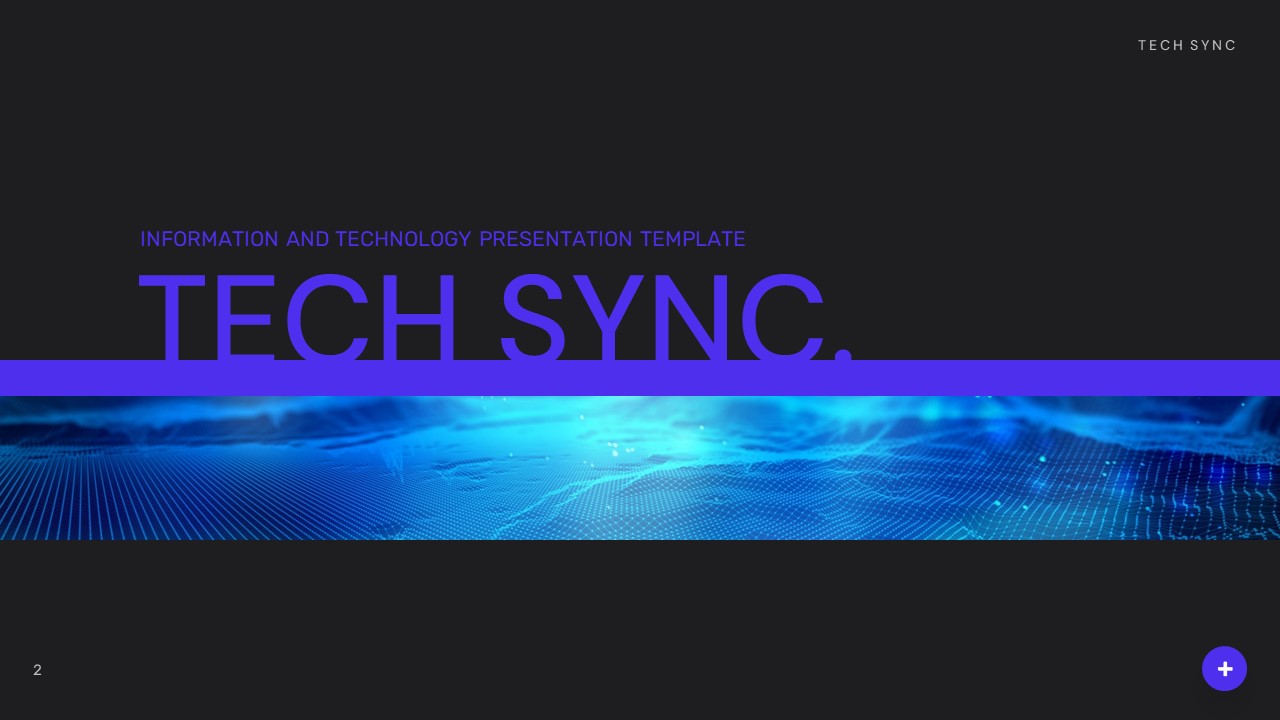Tech Sync Information Technology Google Slides Template, Presentation ...