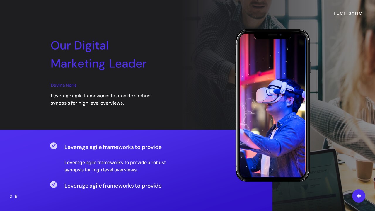 Tech Sync Information Technology Google Slides Template, Presentation ...