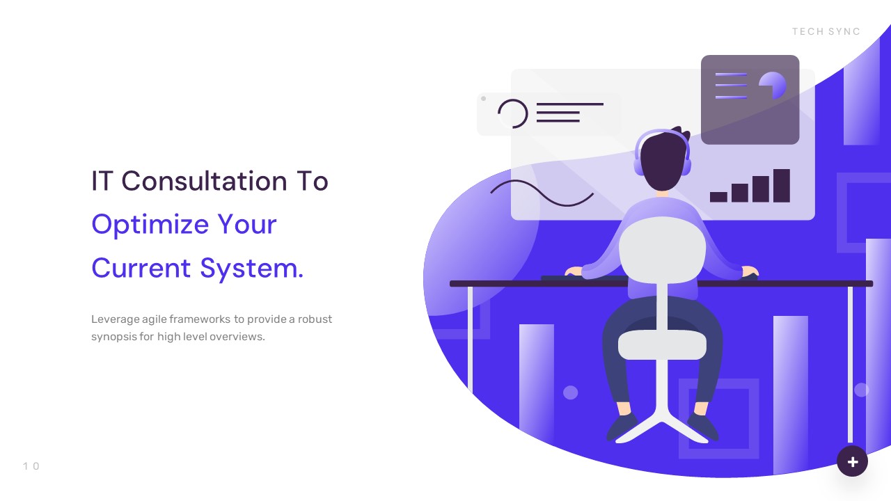 Tech Sync Information Technology Google Slides Template, Presentation ...