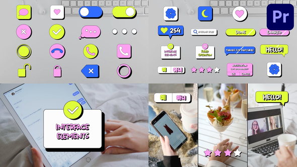 Interface Elements for Premiere Pro, Premiere Pro Templates | VideoHive
