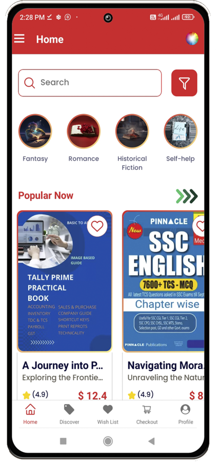 Book Store App - Library App | Book Discovery App | Book shop React ...