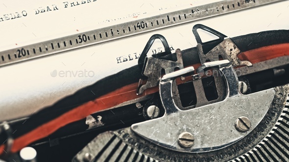 Vintage typewriter with text Chapter One Stock Photo by AFGreen | PhotoDune