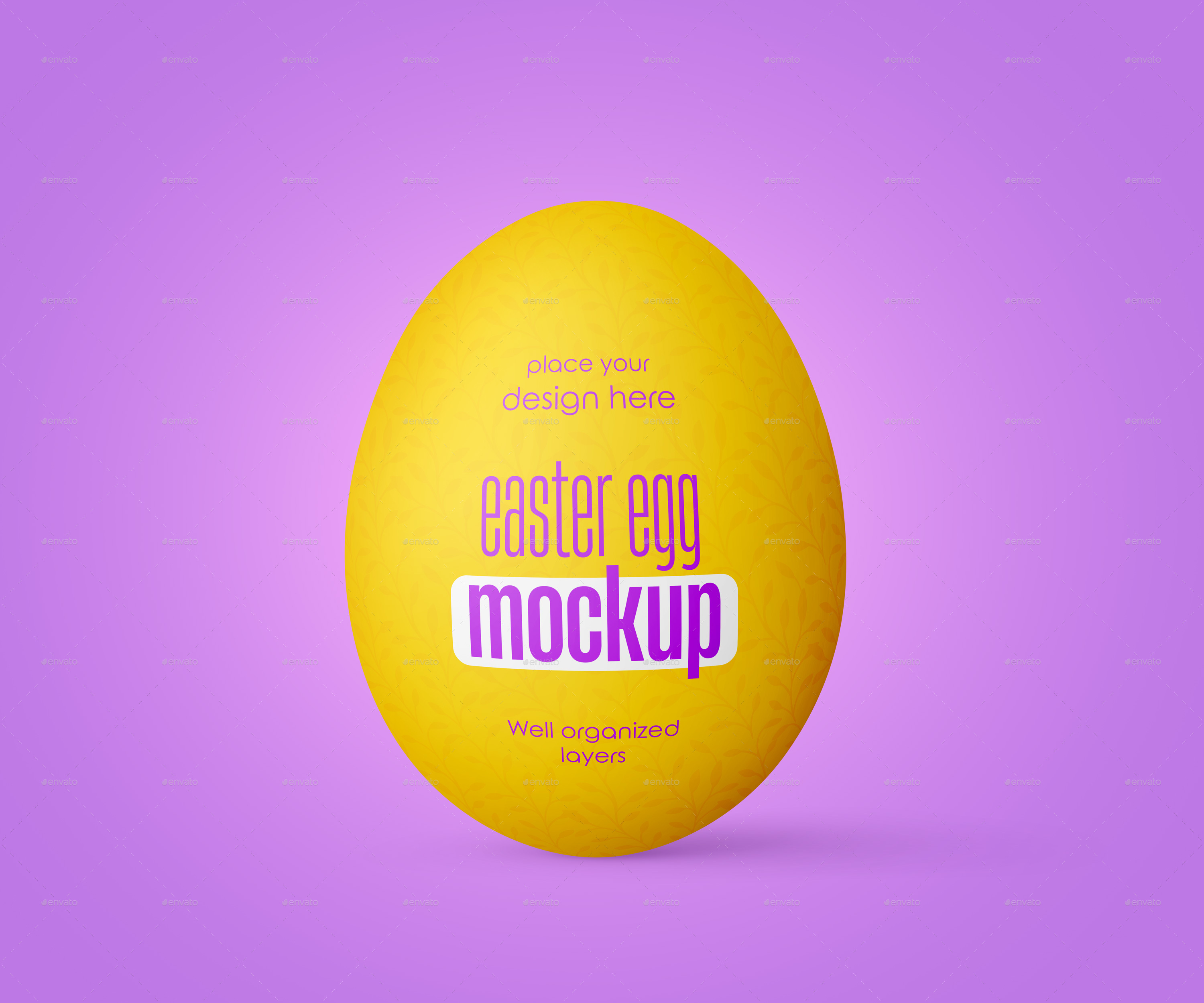 Easter Egg Mockup Set, Graphics | GraphicRiver
