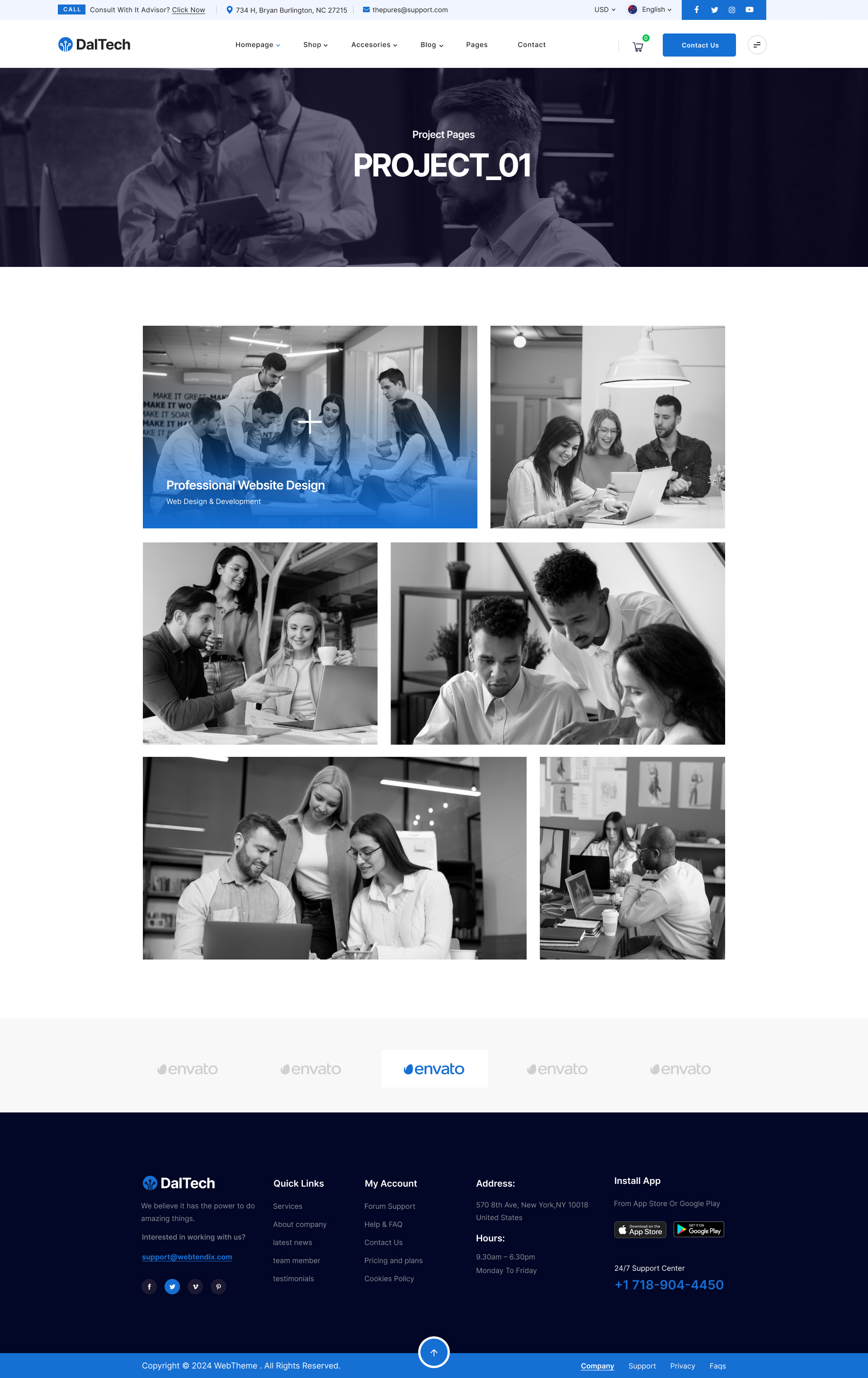 DalTech - IT Solution & Technology Figma Template by modinatheme | ThemeForest