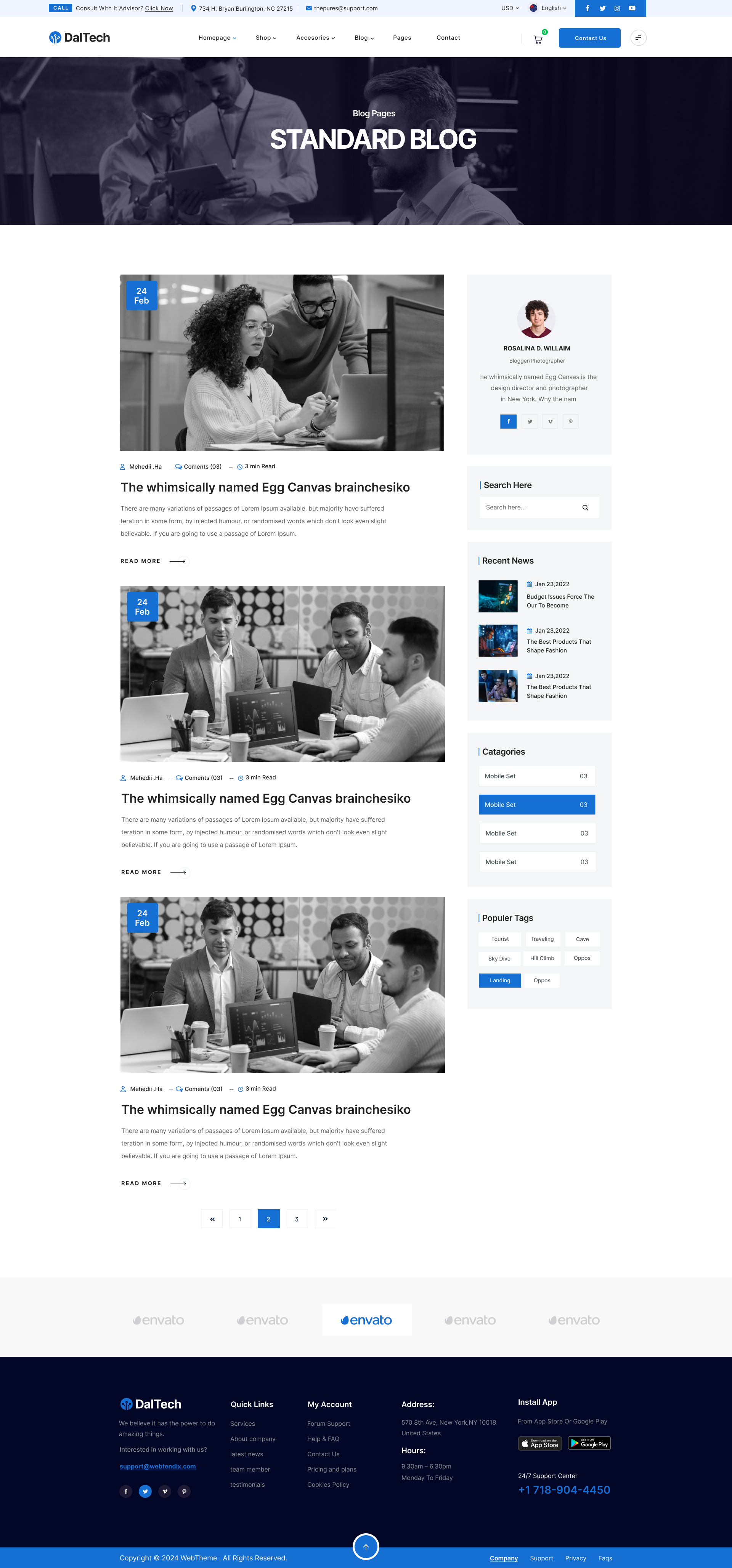 DalTech - IT Solution & Technology Figma Template by modinatheme | ThemeForest