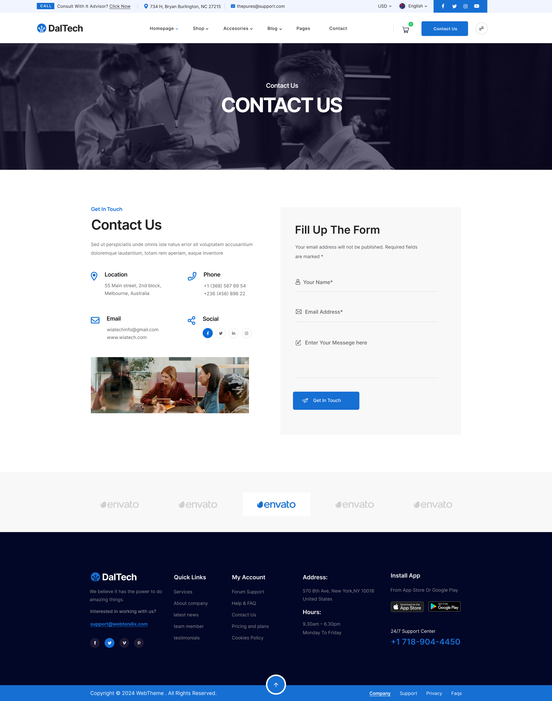 DalTech - IT Solution & Technology Figma Template by modinatheme | ThemeForest