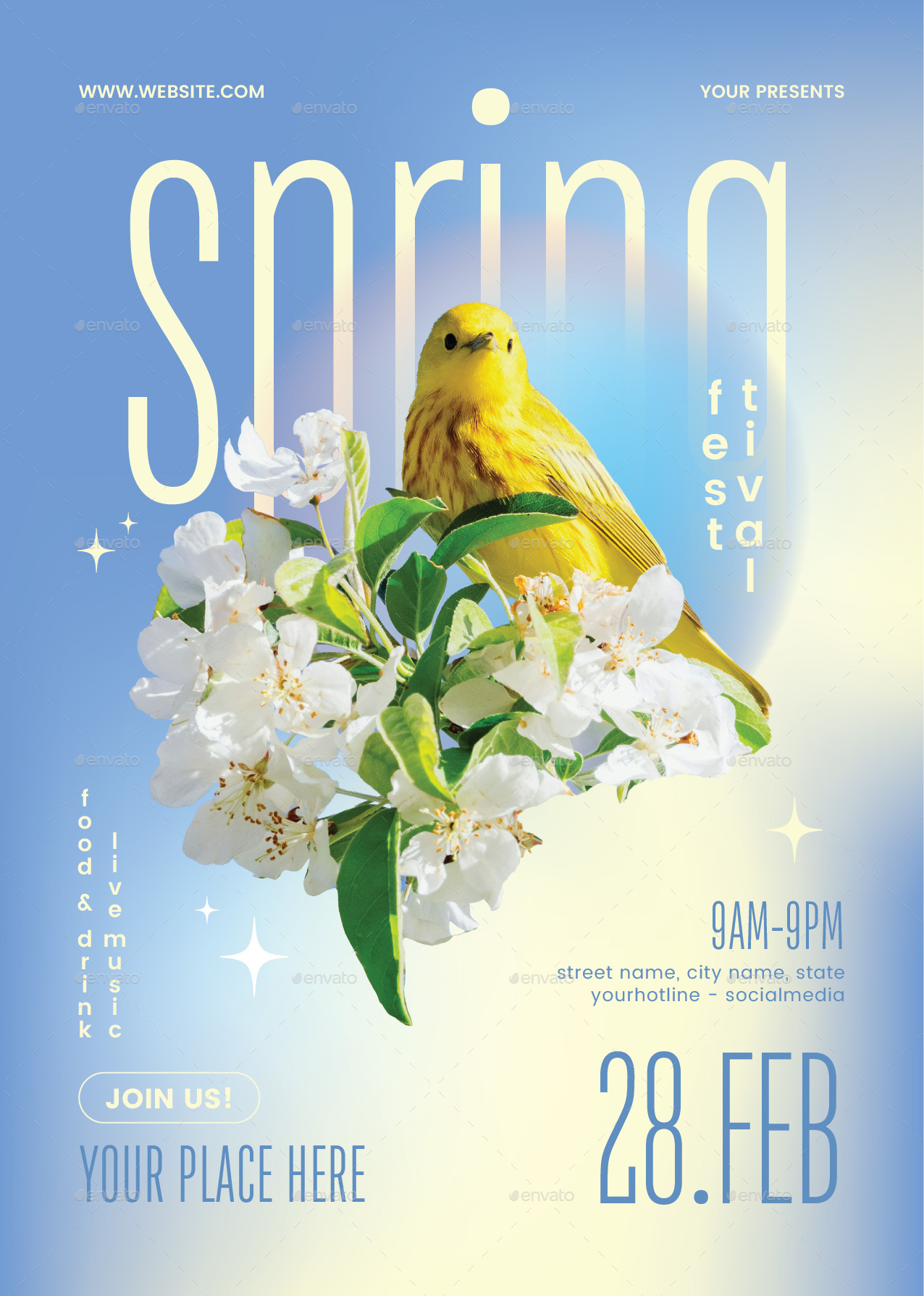 Spring Festival Flyer, Print Templates | GraphicRiver