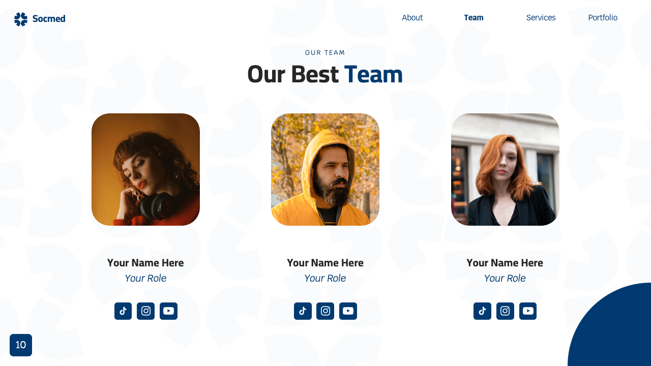 Socmed - Influencer & Content Creator Google Slides Template ...