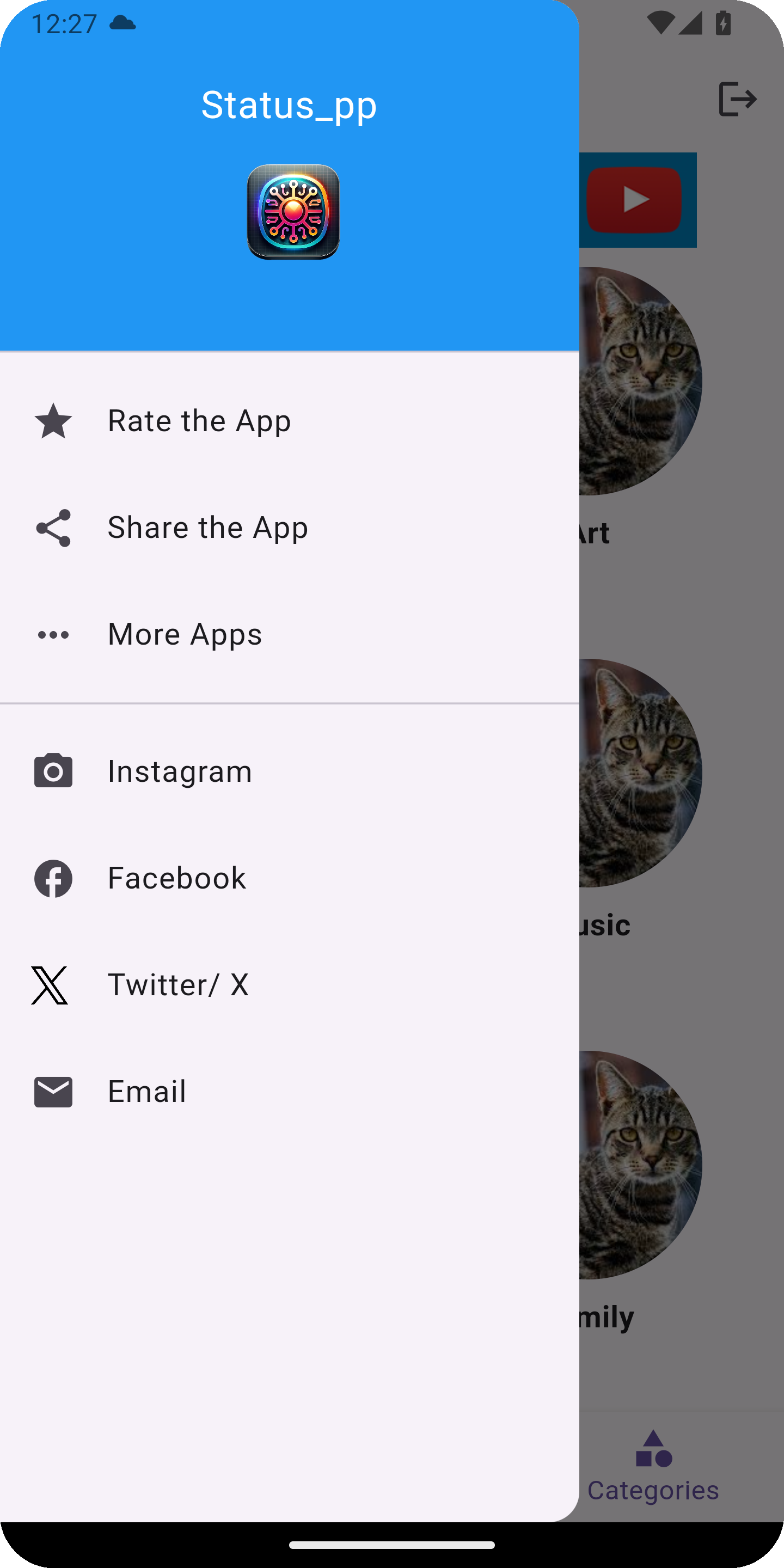 Status Sphere - Flutter Status App by zibrangni | CodeCanyon