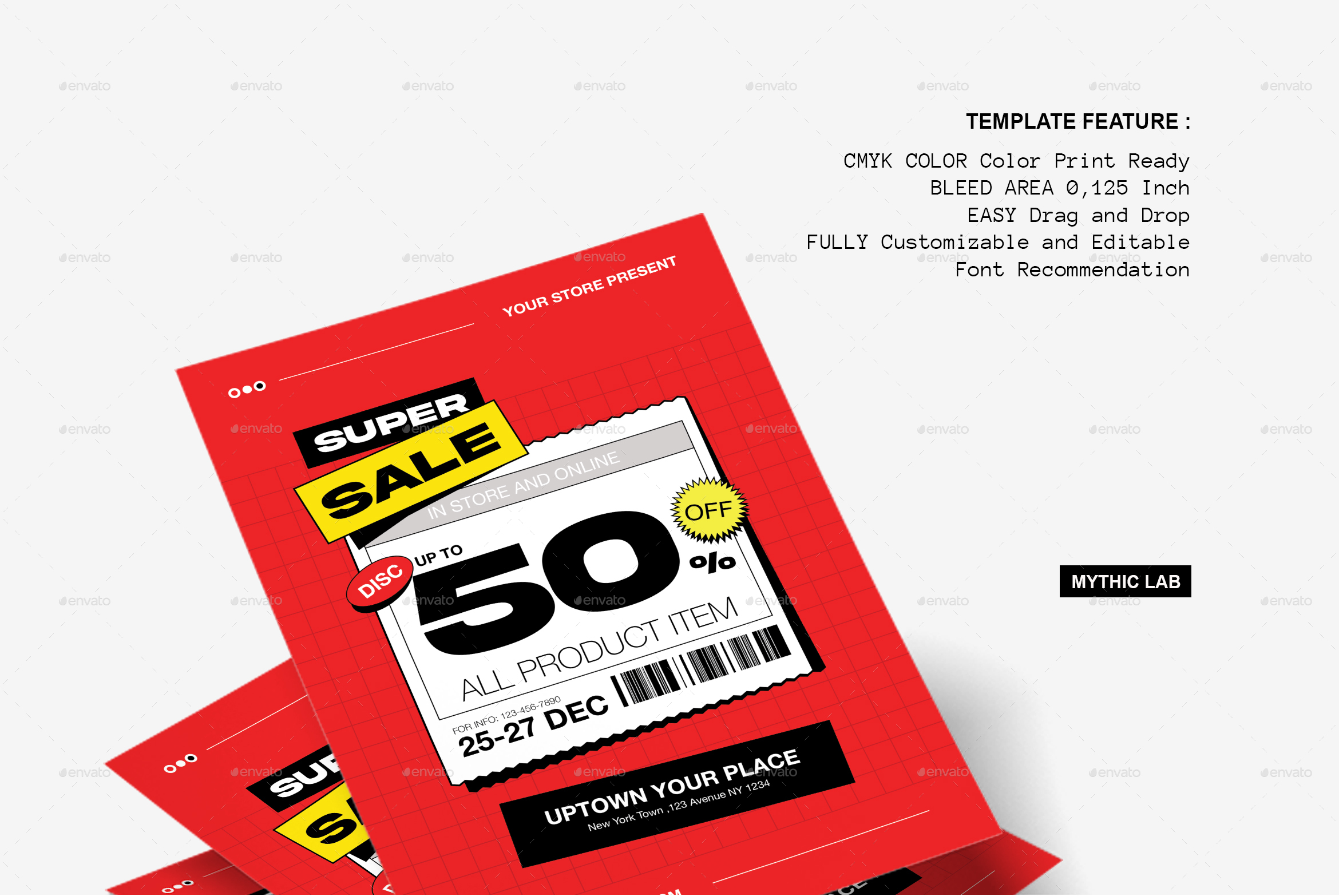 Super Sale Flyer, Print Templates | GraphicRiver