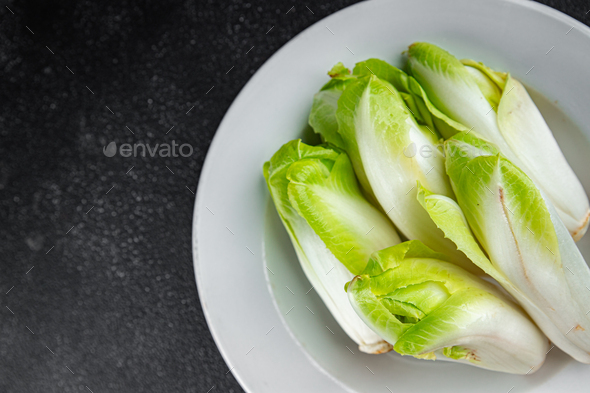 chicory fruits green petals tasty fresh healthy eating cooking ...