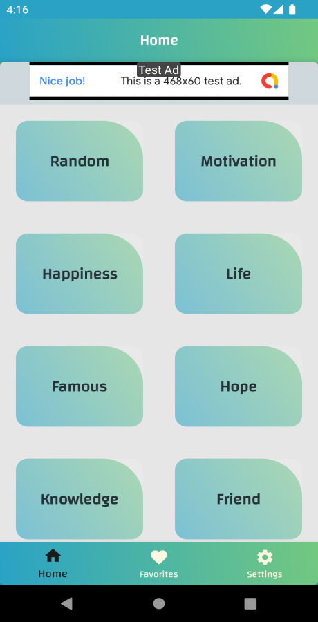 My Quotes App with Admob by IbrahimOdeh | CodeCanyon