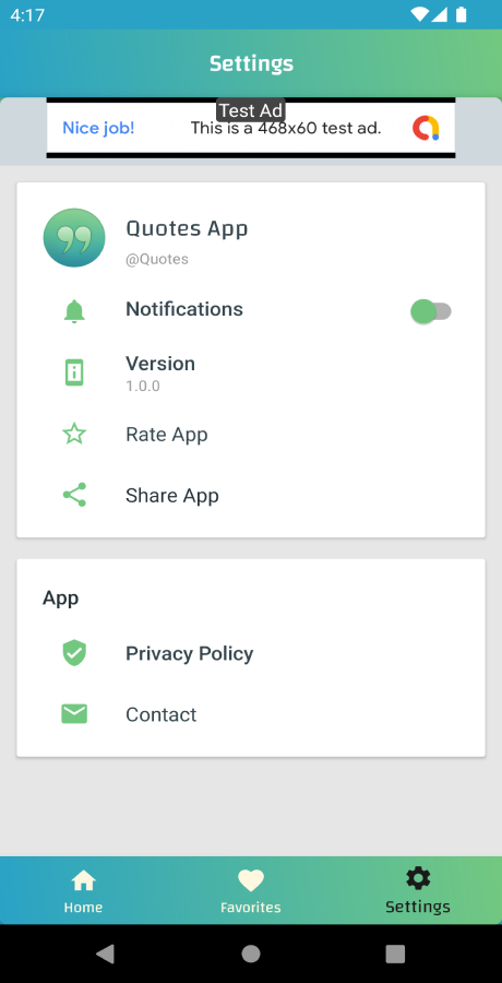 My Quotes App with Admob by IbrahimOdeh | CodeCanyon
