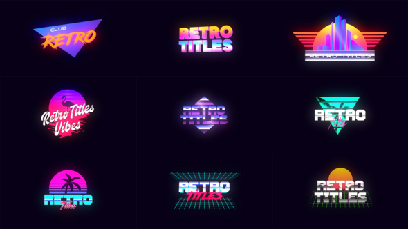 Retro Titles Premiere Pro, Premiere Pro Templates | VideoHive