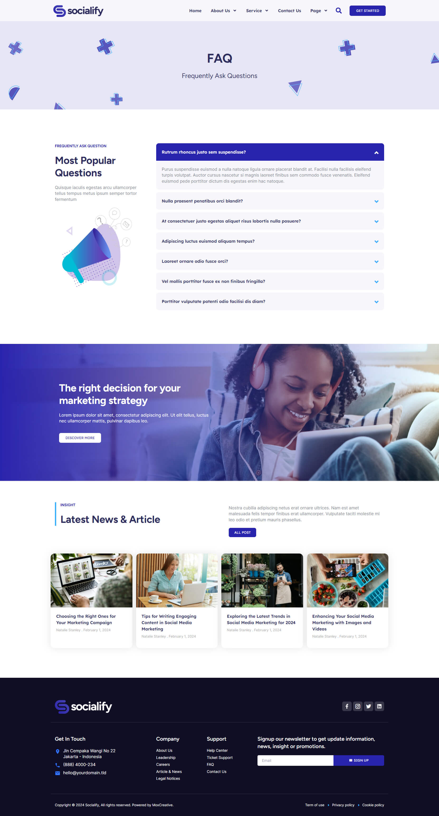 Socialify - Social Media Marketing Agency Elementor Pro Template Kit by ...