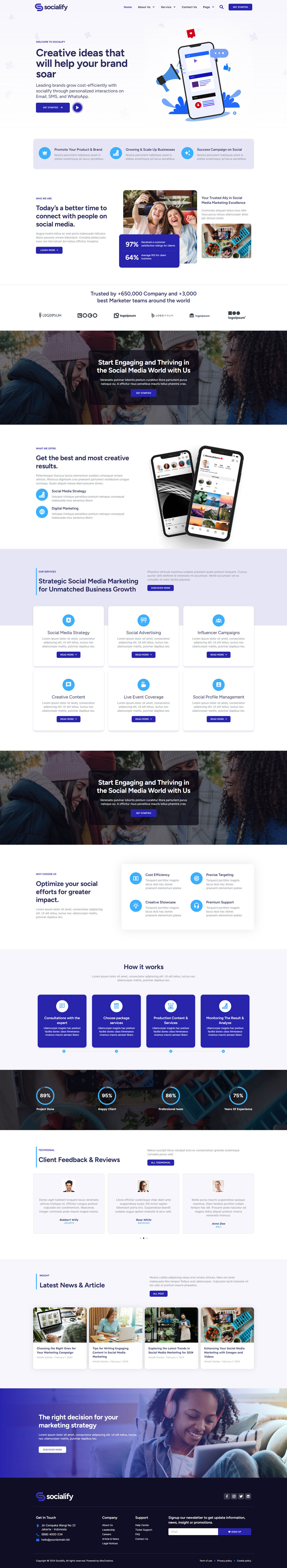 Socialify - Social Media Marketing Agency Elementor Pro Template Kit by ...