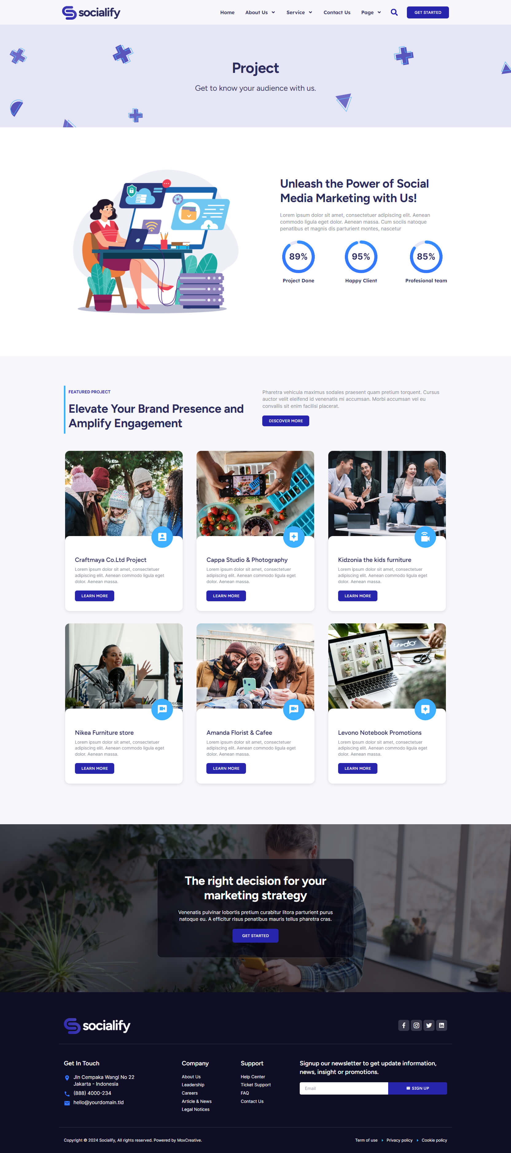 Socialify - Social Media Marketing Agency Elementor Pro Template Kit by ...