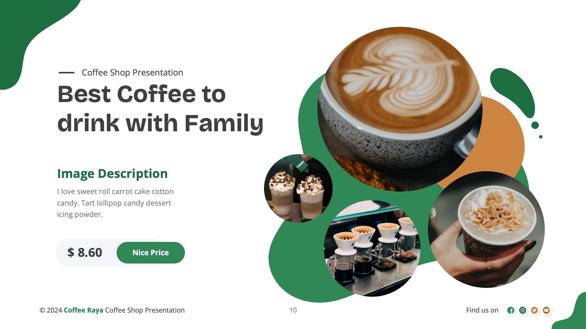 Coffee Shop PowerPoint Template, Presentation Templates | GraphicRiver