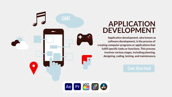 Application Development Design Concept, After Effects Project Files