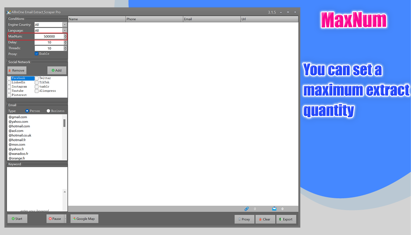 AllInOne Email Extractor & Scraper by IonicStudio | CodeCanyon