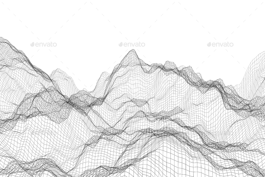 Wire Waves Background Set, Graphics | GraphicRiver