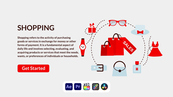 Shopping Design Concept, After Effects Project Files | VideoHive
