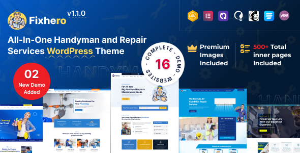 Fixhero - Handyman & Repair Services WordPress Theme by rs-theme ...