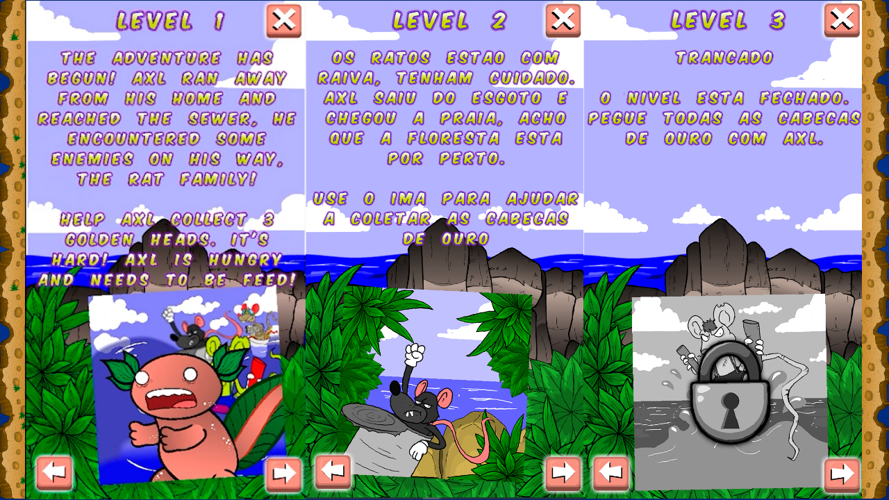 Axl the Axolotl - Adventure Html5 Game by PasGames | CodeCanyon