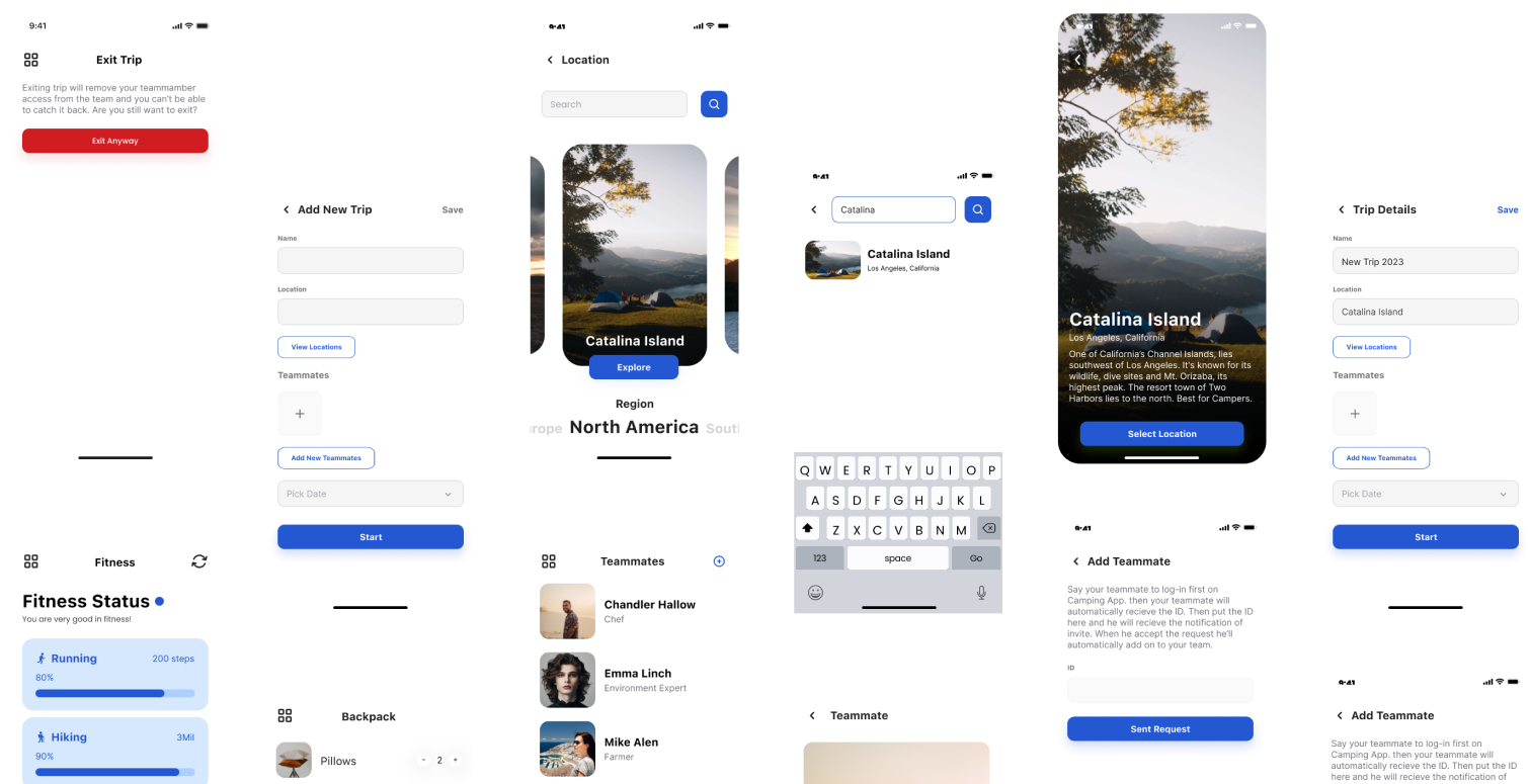 Camping - Mobile UI KIT ( React Native Template ) by BrightTeam | CodeCanyon