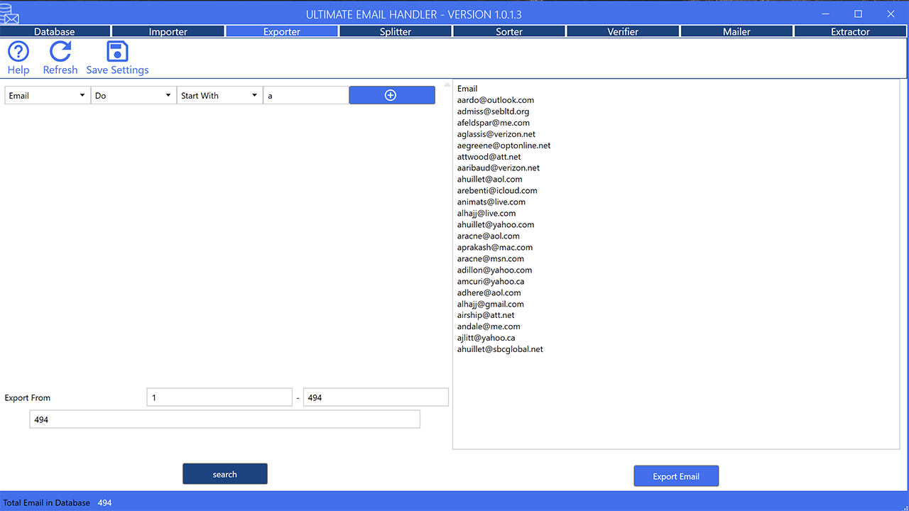 Ultimate Email Handler - Email Extractor, Sender, Verifier, Sorter and ...