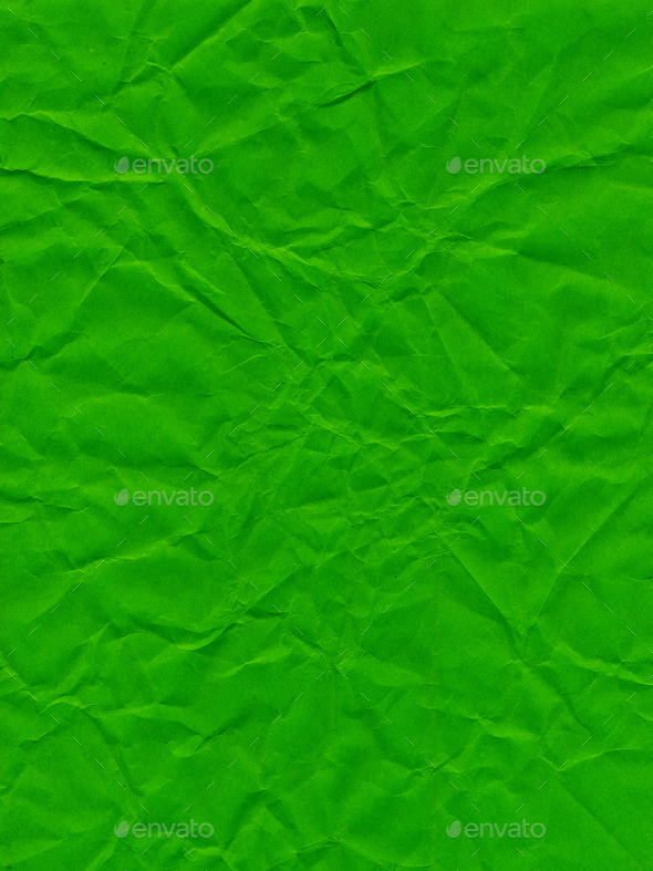 Texture of colored paper, sheet of crumpled dark green paper Stock Photo by mibuch