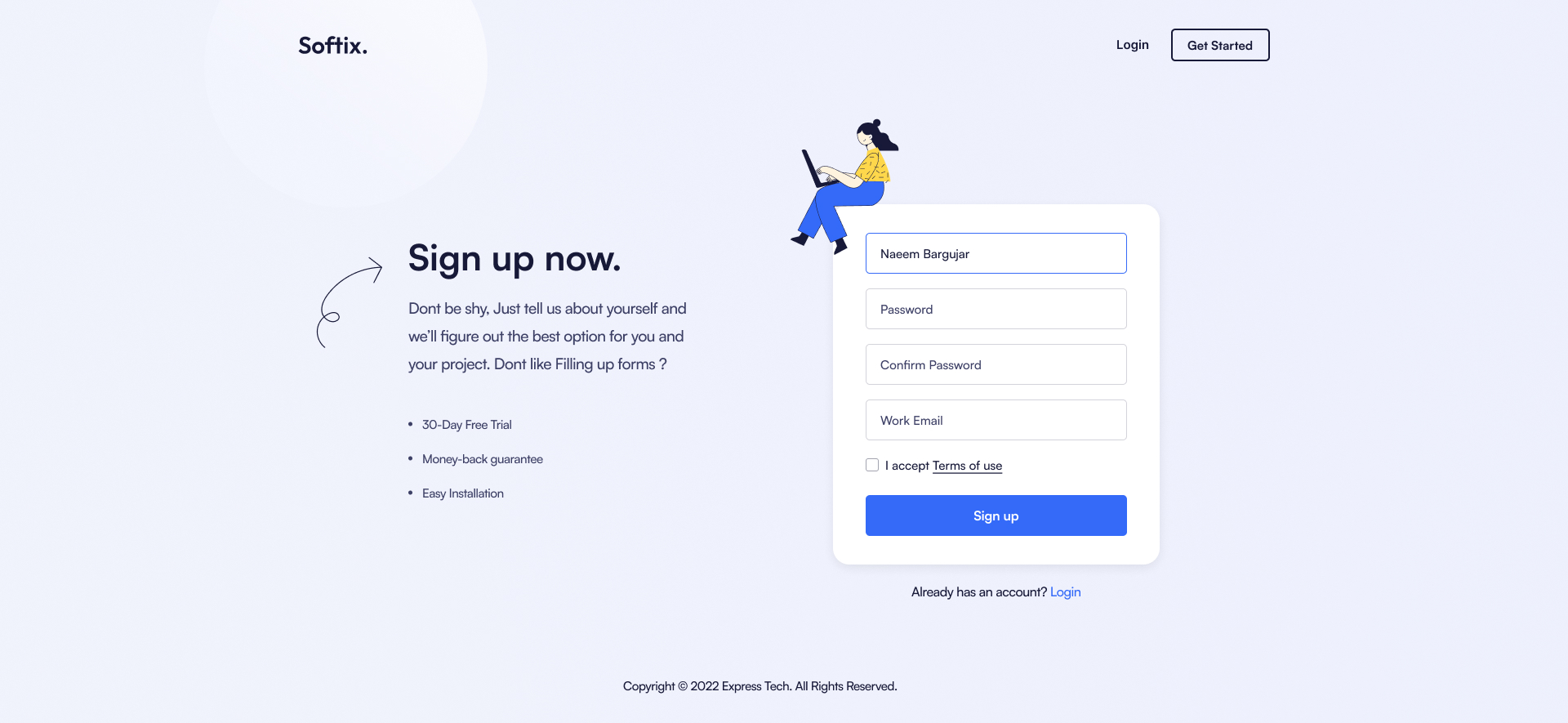 Softix - SaaS Figma Landing Page Template by brandexponents | ThemeForest