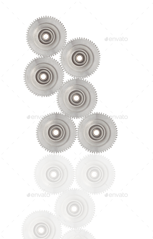 gears isolated on white background Stock Photo by ozaiachin | PhotoDune