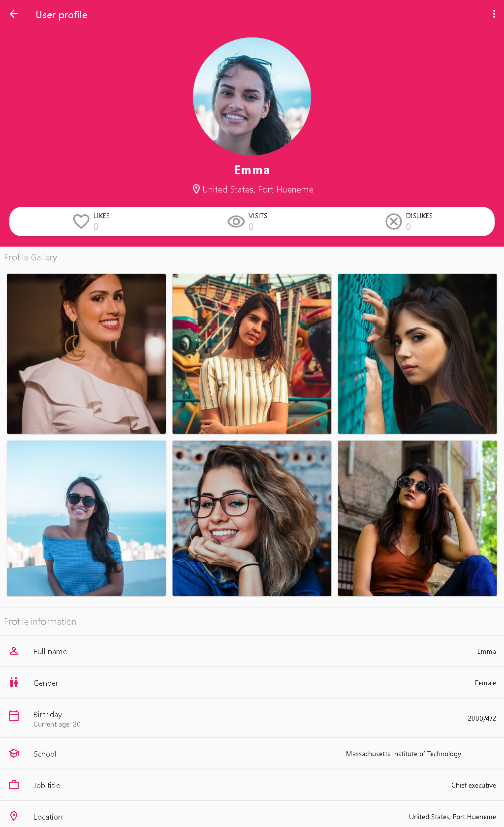 Flutter Complete Dating App for Android & iOS with Admin Panel by AmericoBila